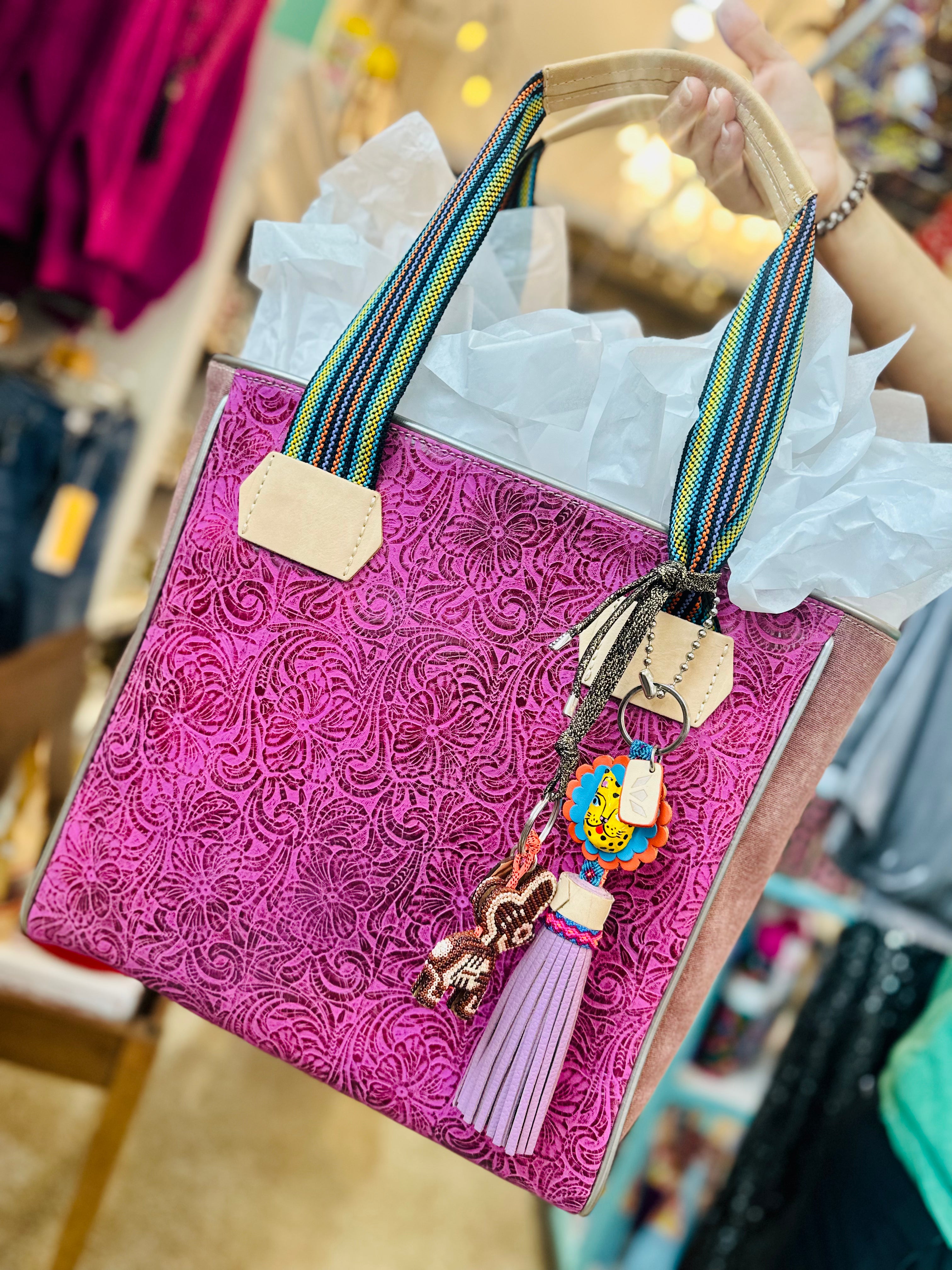 CONSUELA Mena Classic Tote The Pink Leopard